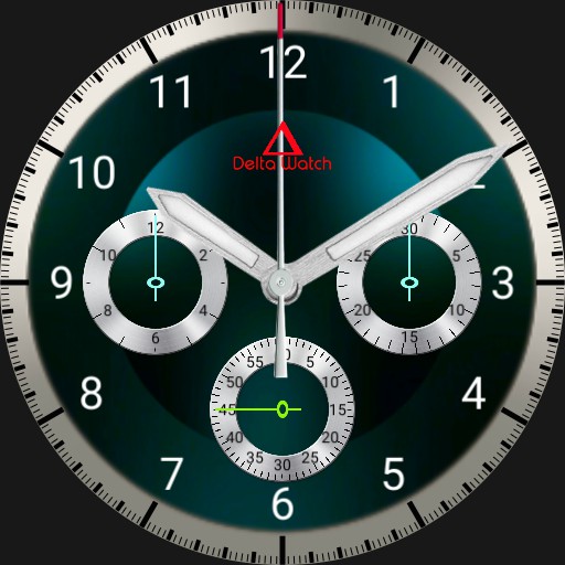 Delta Watch Green Chrono • WatchMaker: the world's largest watch face ...