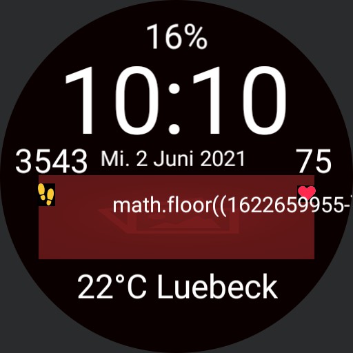 Xdrip Schlicht • WatchMaker: the world's largest watch face platform