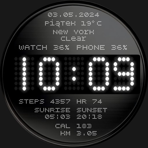 Matrix DOT LED • WatchMaker: the world's largest watch face platform
