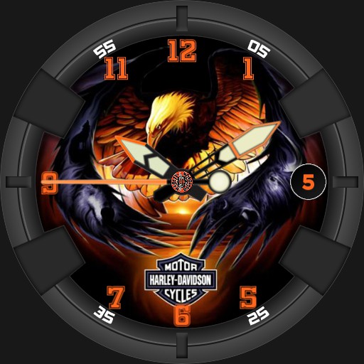 WDS Eagle Wolf Harley Logo • WatchMaker: the world's largest watch face ...