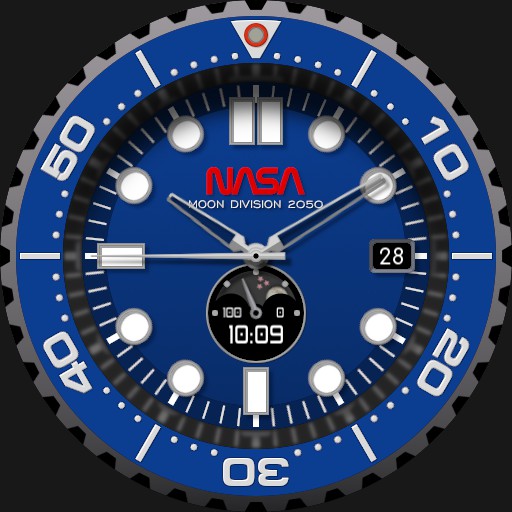 Nasa Moon Division 2050 • WatchMaker: the world's largest watch face ...