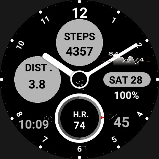 complications black and white • WatchMaker: the world's largest watch face platform