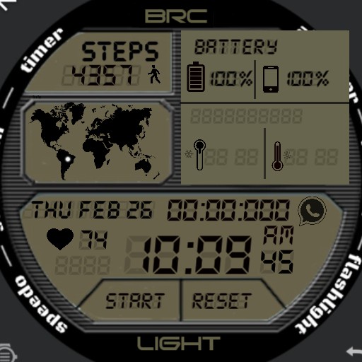 BRC World Time • WatchMaker: the world's largest watch face platform