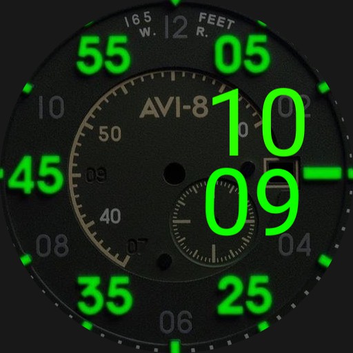 Aviateur • WatchMaker: the world's largest watch face platform