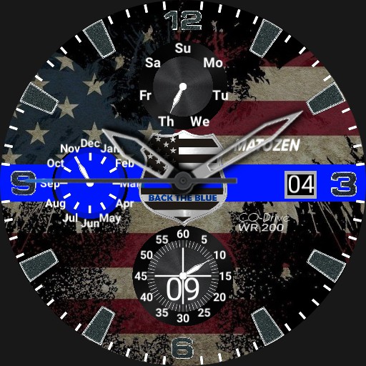 Blue Line watch - Back the Blue • WatchMaker: the world's largest watch ...
