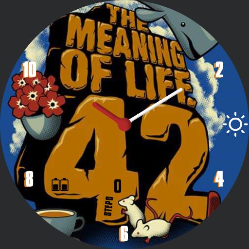 42 The Meaning Of Life WatchMaker The World s Largest Watch Face 42 The Meaning Of Life WatchMaker The World s Largest Watch Face