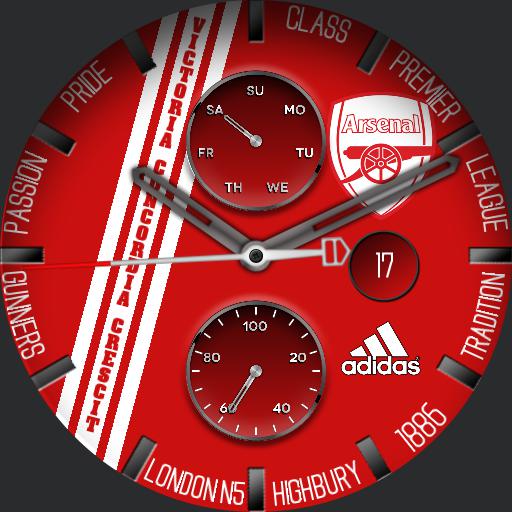 Arsenal FC Home 2019 • WatchMaker: the world's largest watch face platform