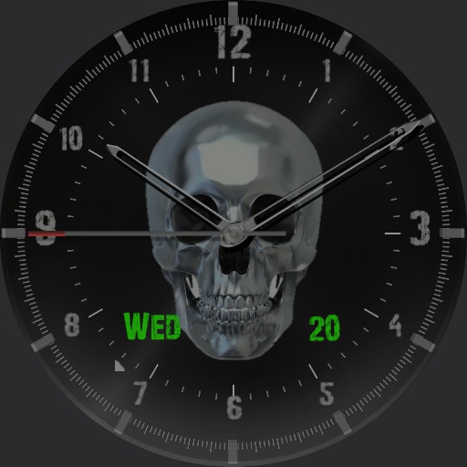 Skull time • WatchMaker: the world's largest watch face platform