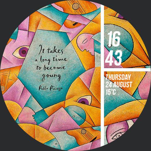 Dangerdust Pablo Picasso • WatchMaker: the world's largest watch face ...