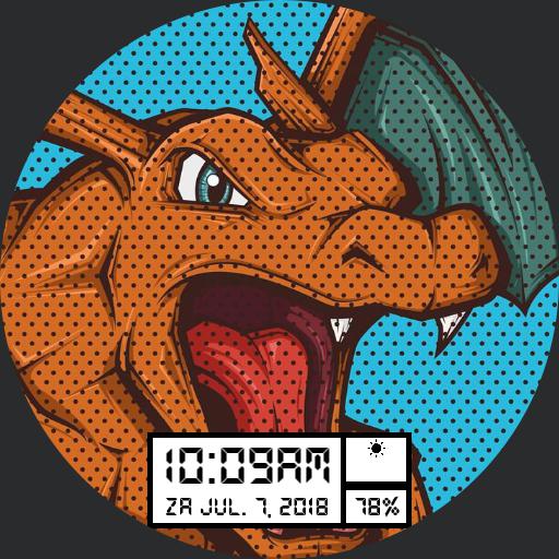 Charizard Pop • WatchMaker: the world's largest watch face platform