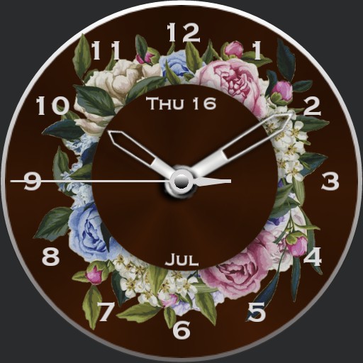Floral Zoom • WatchMaker: the world's largest watch face platform
