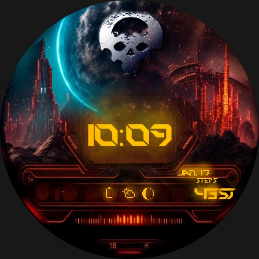 Cyber Skulls • WatchMaker: the world's largest watch face platform