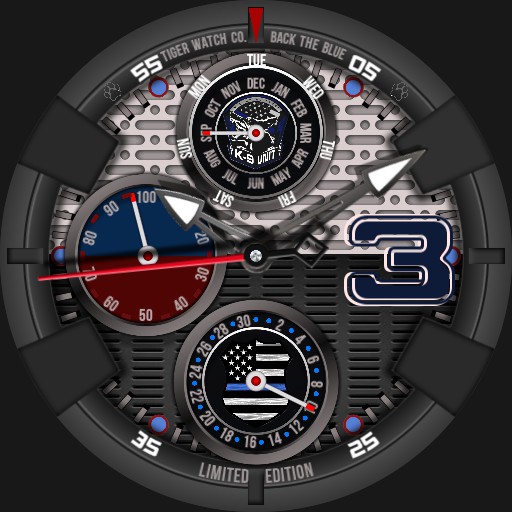 Back The Blue. By Tiger Watch Co. • WatchMaker: the world's largest ...