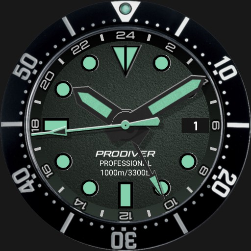 Brute PRODIVER Professional Diver Military Field Watch Bezel Lume v1 ...