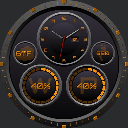 V1.3 Single Face Circle Purple • WatchMaker: the world's largest watch ...
