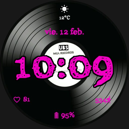 Disco Watch • WatchMaker: the world's largest watch face platform