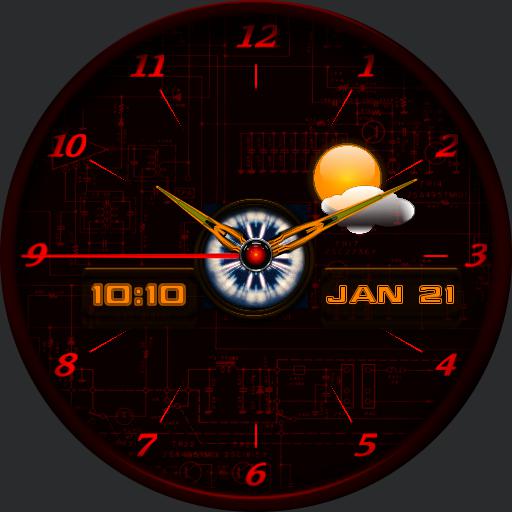 Red Eye • WatchMaker: the world's largest watch face platform