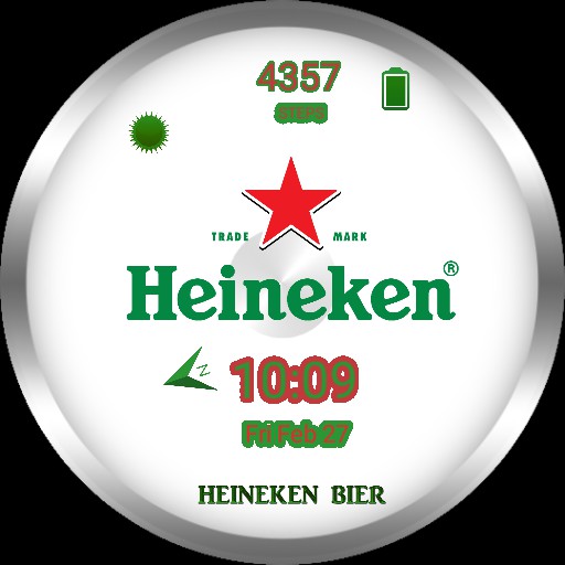 Heineken bier • WatchMaker: the world's largest watch face platform