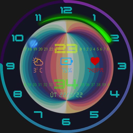 Futuristic Watchface • WatchMaker: the world's largest watch face platform