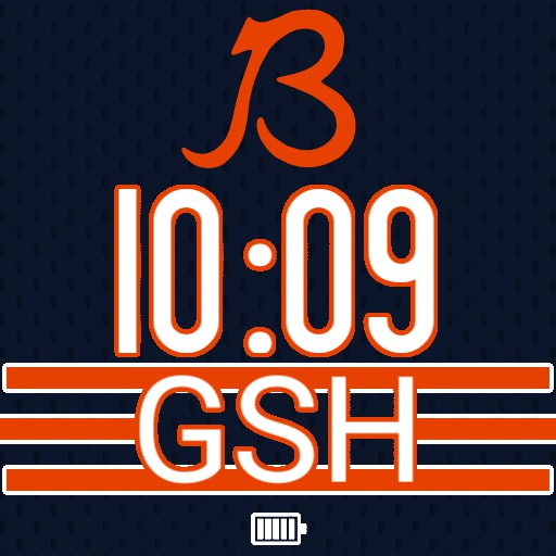 Bears Jersey Home B Logo • WatchMaker: the world's largest watch face ...