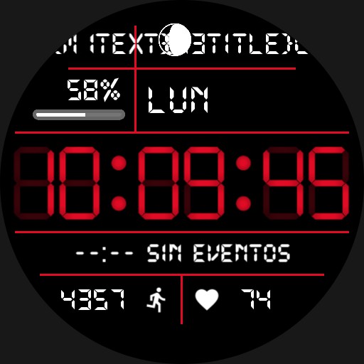 Chest Digital Watch Color • WatchMaker: the world's largest watch face ...