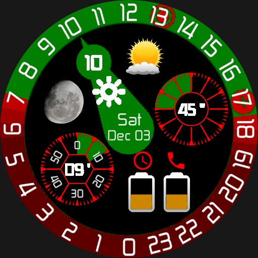 Ressence 5 dials Weather pop up SCRIPT minute pos color script ...