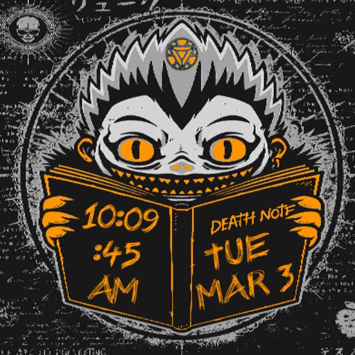 Death Note • WatchMaker: the world's largest watch face platform