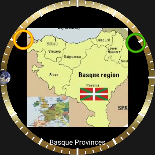 Basque Provinces, Map • WatchMaker: the world's largest watch face platform