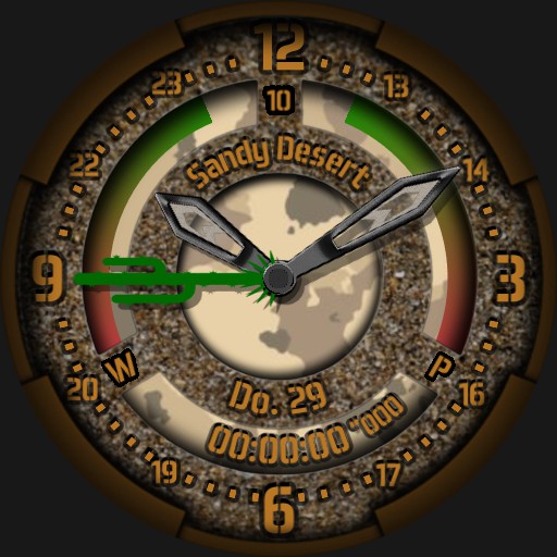 Sandy Desert • WatchMaker: the world's largest watch face platform