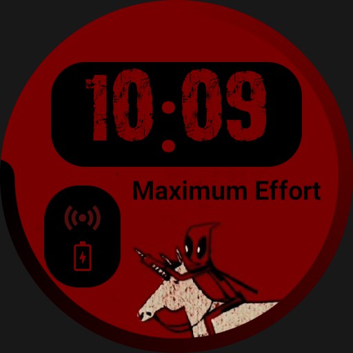 DEADPOOL UNICORN • WatchMaker: the world's largest watch face platform