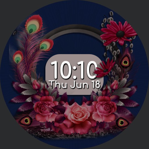 Floral Color Switcher • WatchMaker: the world's largest watch face platform