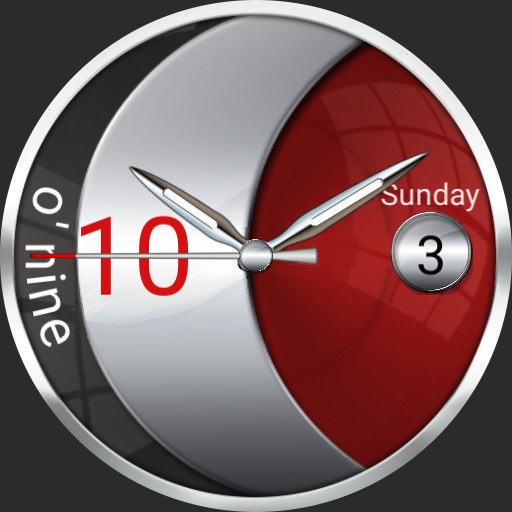 Red Reflections • WatchMaker: the world's largest watch face platform