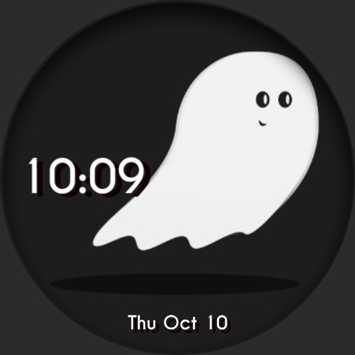 Ghostly Time • WatchMaker: the world's largest watch face platform