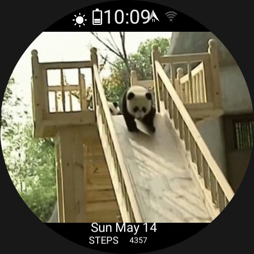 Panda Slide • WatchMaker: the world's largest watch face platform