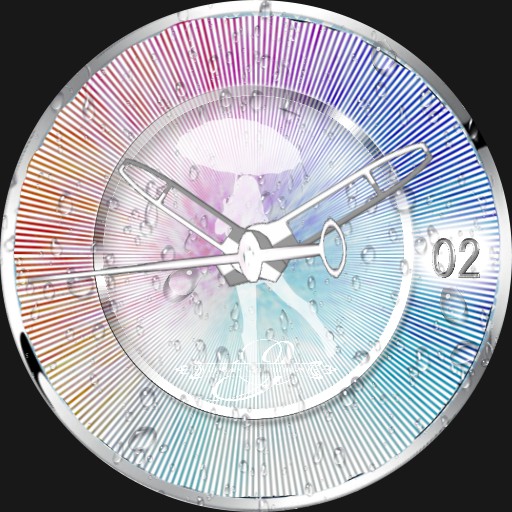 Rain Batik Animation • WatchMaker: the world's largest watch face platform