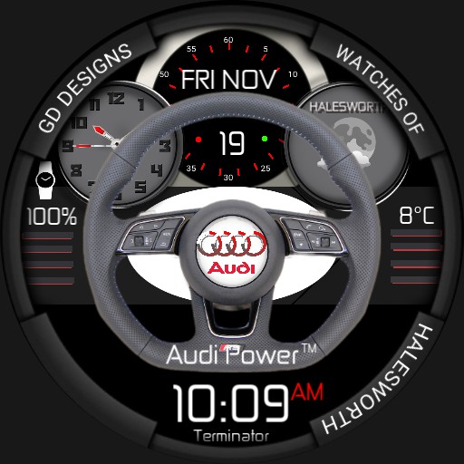 Audi power • WatchMaker: the world's largest watch face platform