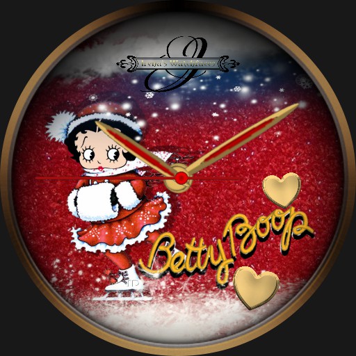 Betty boop Winter • WatchMaker: the world's largest watch face platform