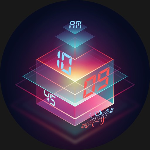 Cube Tower animiert • WatchMaker: the world's largest watch face platform