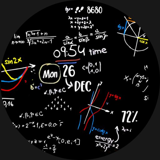 mathematics style • WatchMaker: the world's largest watch face platform