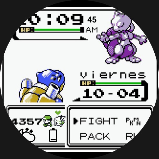 Pokemon Battle • WatchMaker: the world's largest watch face platform