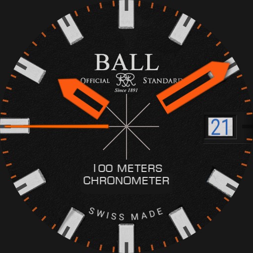 Ball HR version 2A • WatchMaker: the world's largest watch face platform