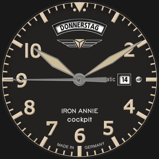 Iron Annie - Cockpit • WatchMaker: the world's largest watch face platform