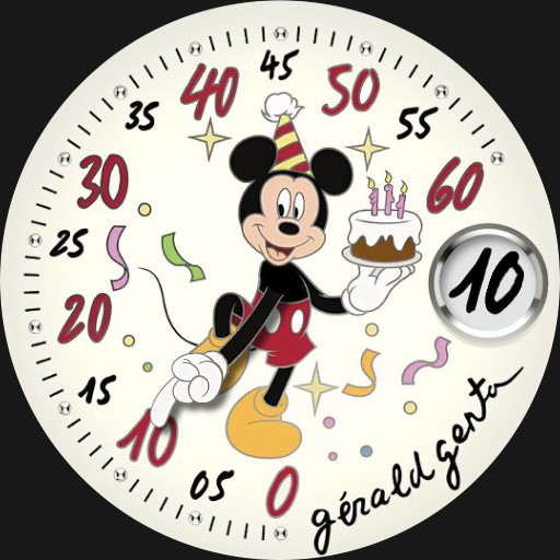 Gerald Genta Mickey Mouse Only Watch 2023 • WatchMaker: the world's ...