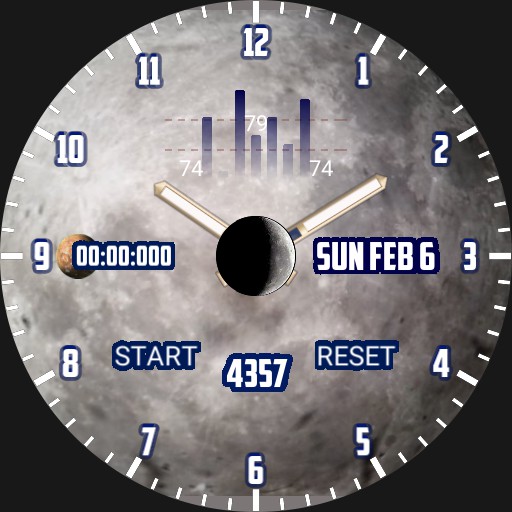 Moon • WatchMaker: the world's largest watch face platform