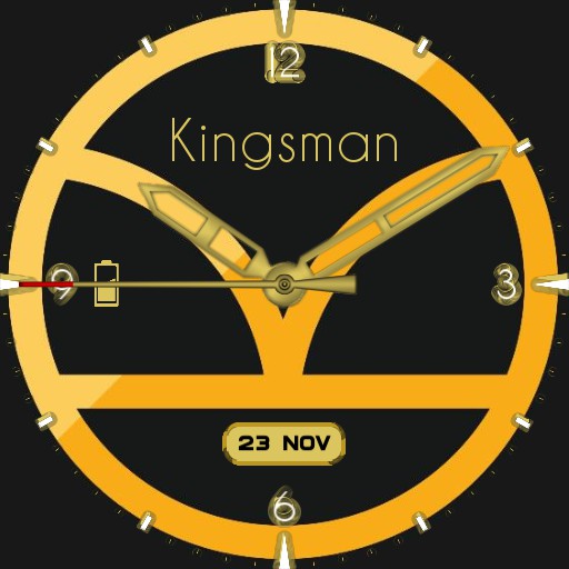 Kingsman Gold Theme • WatchMaker: the world's largest watch face platform