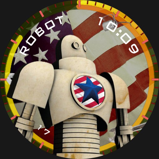 Robot watch v4 • WatchMaker: the world's largest watch face platform