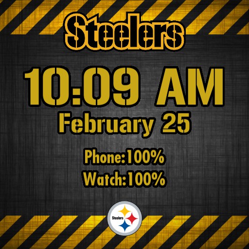 Steelers • WatchMaker: the world's largest watch face platform