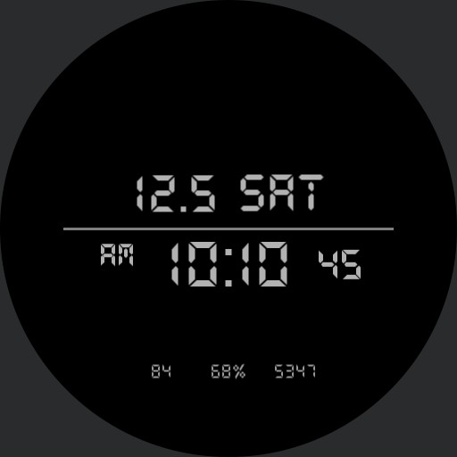 Digital watch 24h/12h • WatchMaker: the world's largest watch face platform