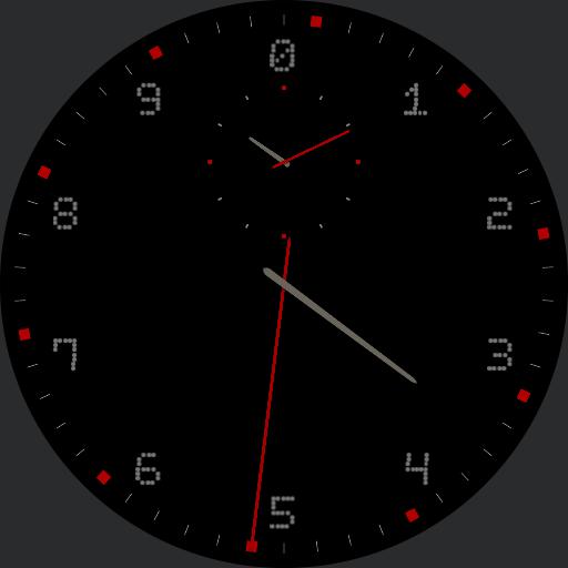 Decimal Analog Minimalista Ando 12 Hr • Watchmaker The Worlds Largest Watch Face Platform