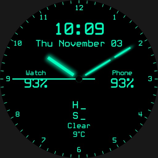 Terminal Digital Analogue • WatchMaker: the world's largest watch face ...